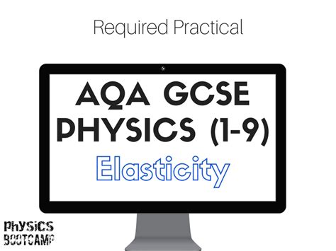 AQA GCSE Physics Required Practical Elasticity Teaching Resources