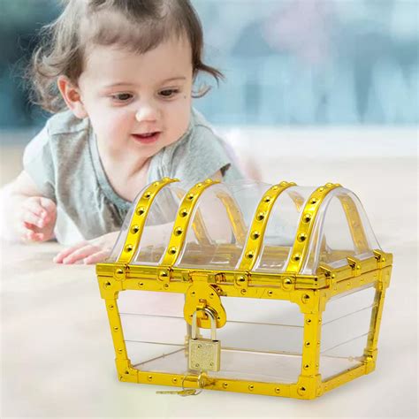 Transparent Pirate Treasure Chest Box For Classroo Grandado