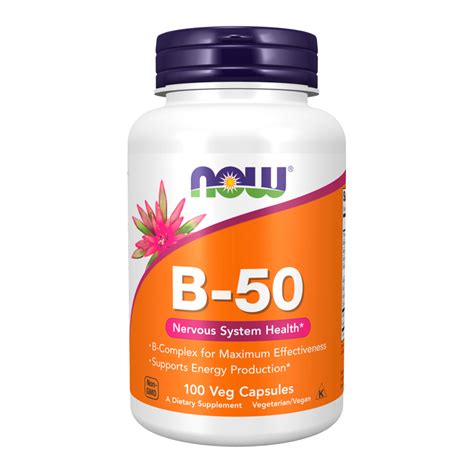 Vitamin B-50 mg 100 Veg Capsules - Cook's Natural Market