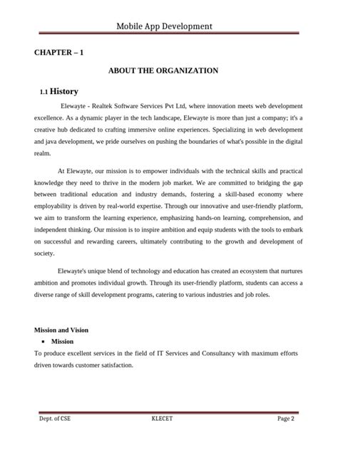 Intership Repprt Final 1 Pdf Android Operating System Java