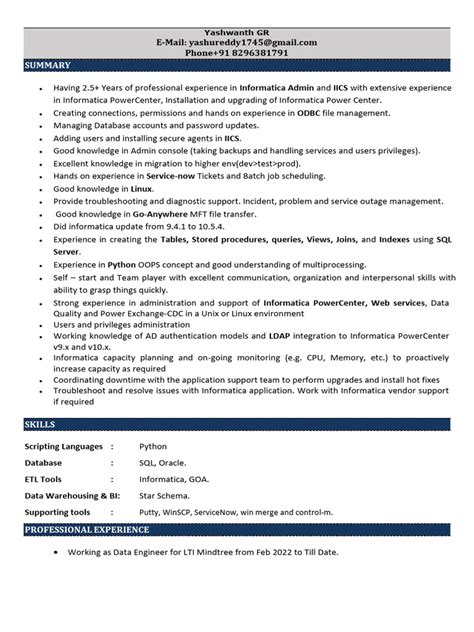 resume yaswanth pdf databases data