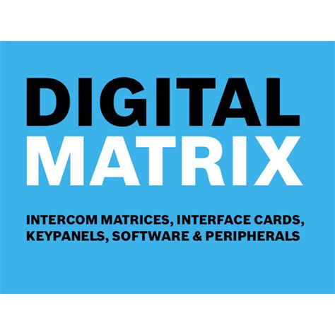 Digital Matrix Frames Funktechnik Böck