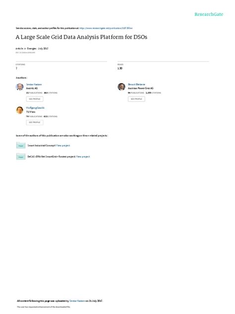 a large scale grid data analysis platform for dsos pdf