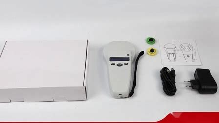 Fdx B Hdx Standard Ear Tag And Microchip Reader With Rechargeable Battery RFID Reader And