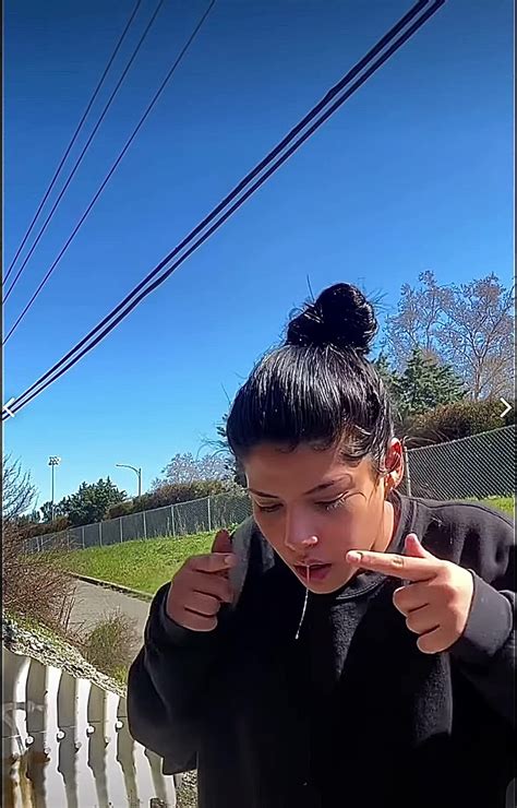 Girl Snot Rocket Slimy Spitting Snot