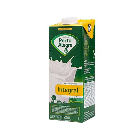Leite Longa Vida Porto Alegre Integral 1l Bretas Supermercado
