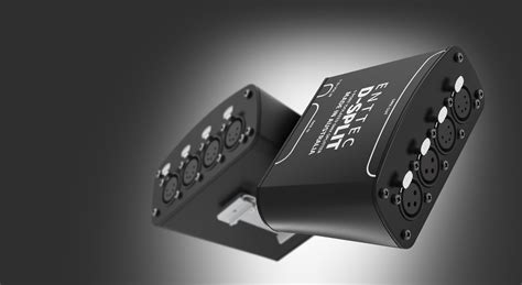 Compliant DMX Isolated Splitter DIN Rail Systems ENTTEC ENTTEC