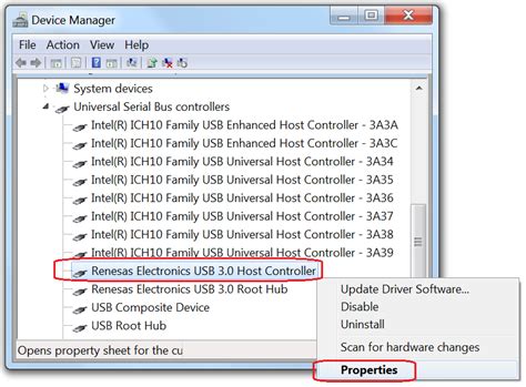 Device Manager Usb30 Host Controller Properties オムロンセンテック Omron
