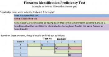 FA Answer Grid Example Forensic Assurance