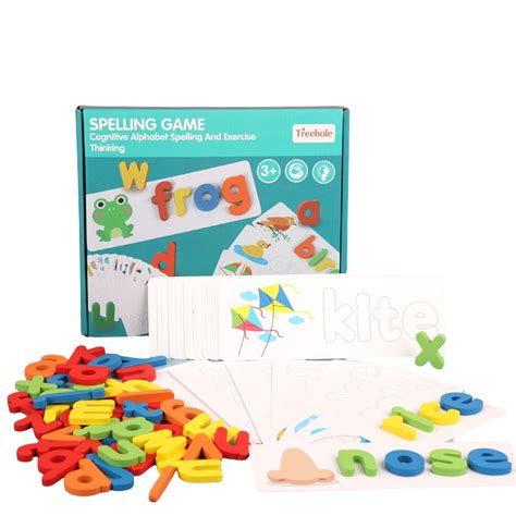 Wooden Alphabet Letters Word Spelling Game Happy Gumnut