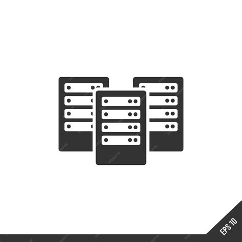 Premium Vector Database Server And Cloud Service Line Symbol Vector