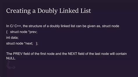 Linked List In Data Structure And Algorithm Pptx