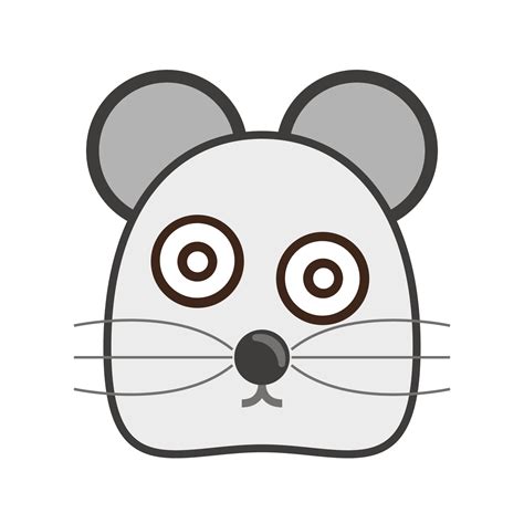 Cute Mice Face Icon 21056796 Vector Art At Vecteezy