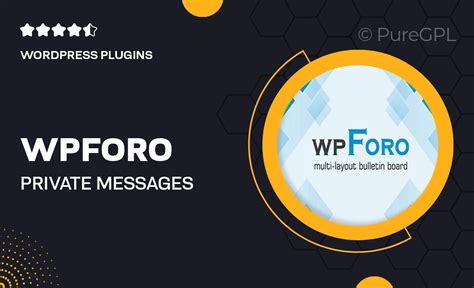 Download Wpforo Private Messages V312