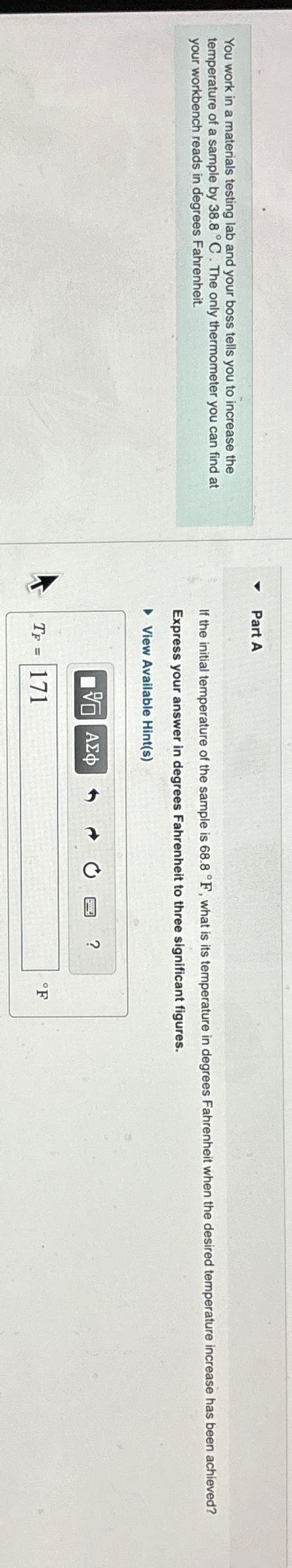 Solved You Work In A Materials Testing Lab And Your Boss