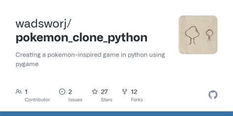 Github Wadsworjpokemonclonepython Creating A Pokemon Inspired