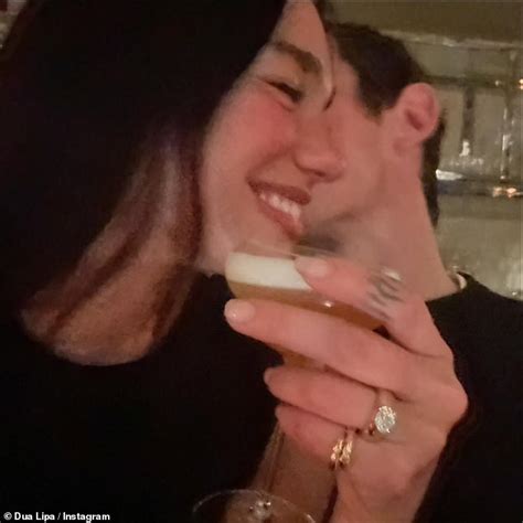 Dua Lipa Flashes Her Engagement Ring In Loved Up Snaps With Fiancé