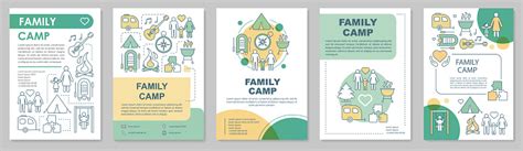 가족 부모 및 자녀 어린이 브로셔 템플릿 레이아웃 전단지 소책자 선형 그림이있는 전단지 인쇄 디자인 잡지 연례 보고서 광고 포스터에 대한 벡터 페이지 레이아웃 아이에 대한