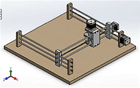 Diseño Y Simulación En Solidworks Del Robot Cartesiano Download Scientific Diagram
