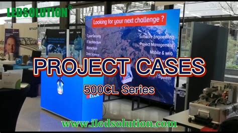 Trade Show Led Display Project Case In Europe Ledsolution Led Display Led Screen Led Sign