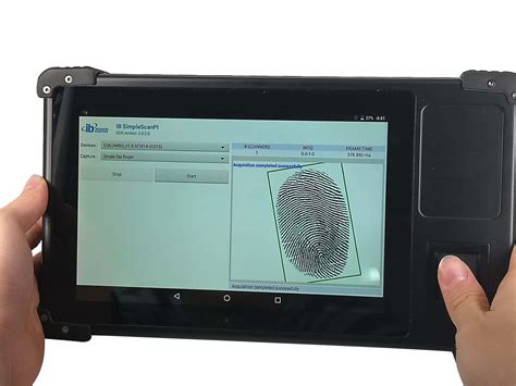 Portable Biometric Enrollment Kit Solution Hfsecurity Biometric Solution