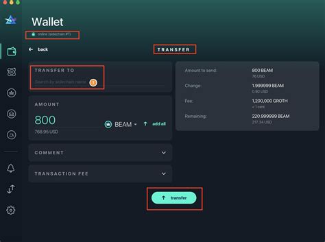 sidechains wallet · issue 506 · beammw beam ui · github