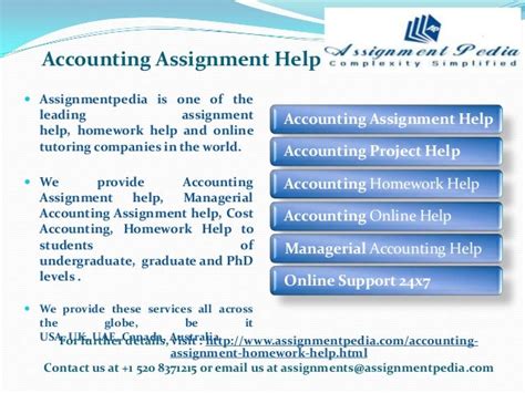 Help In Accounting Assignments Help Gs Traders