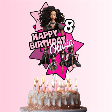 Barbie Cake Topper Etsy