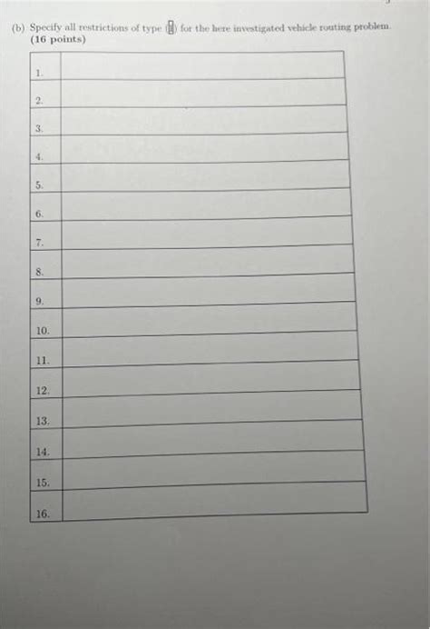 Solved Task Vehicle Routing Problem A Major Challenges Chegg