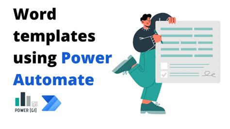 How To Populate A Word Template With Power Automate Power Gi