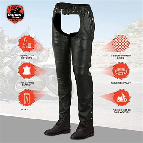 Pants And Jumpsuits Smart Motorcycle Economy Leather Chaps All Season Unisex Biker Assless Chaps