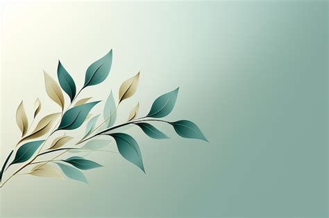 Premium Ai Image Subtle Leaf Vector Art Ai Generated