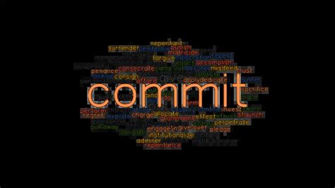 Commit Synonyms And Related Words What Is Another Word For Commit