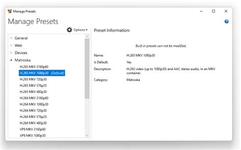Cannot Addcreate Or Save Presets · Issue 3783 · Handbrakehandbrake · Github