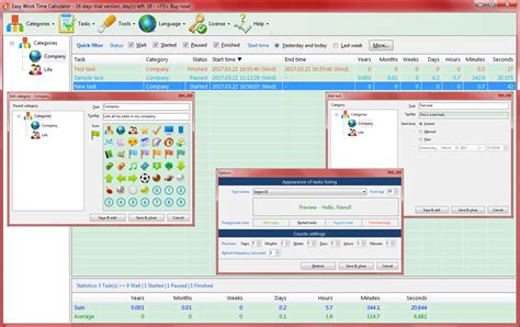 Calculate Working Hours Days Minutes Seconds Etc FREE