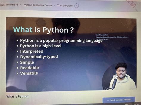 cwsp python mentiby vishnu vardhan kothuru