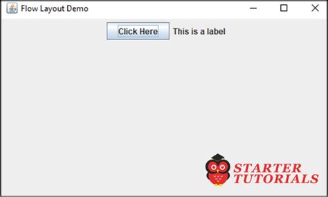 Java Program For Demonstrating Layout Managers Startertutorials