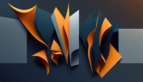 Premium Ai Image Modern And Abstract Backdrop Design For A Sleek Look Generative Ai