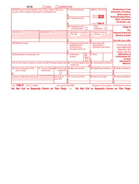 2022 Form Irs 1099 R Fill Online Printable Fillable Blank Pdffiller