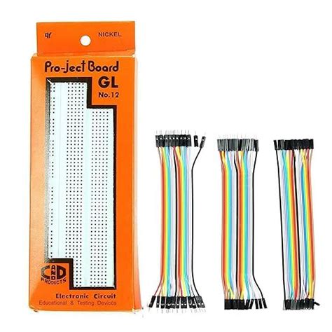 SP Electron Breadboard 60 Pieces Jumper Wires 10cm Male To Male Male To Female Female To