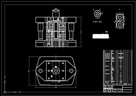 垫圈复合模（cad图 ug三维） ug 8 0 模型图纸下载 懒石网