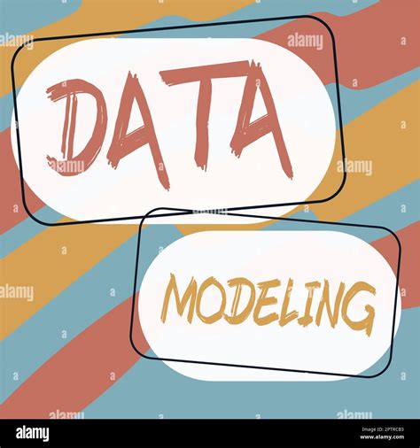 Text Sign Showing Data Modeling Word For Process Of Transferring Data