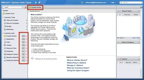 Vmware Vsphere Web Client Introduction