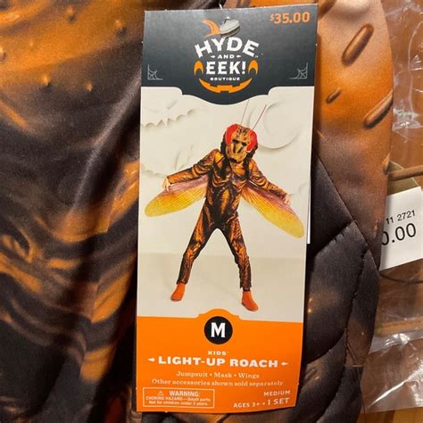 Hyde And Eek Costumes Nwt Roach Costume Poshmark