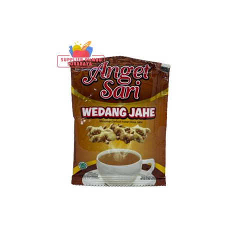 Jual Anget Sari Wedang Jahe Bubuk Sachet Instan 28g Shopee Indonesia