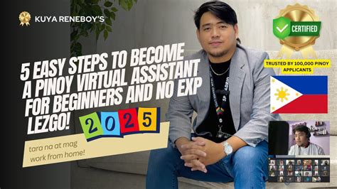 Rewrite This Title How To Become A Pinoy Virtual Assistant In 5 Easy