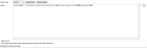 Data Integration Talend Sum Of Values Stack Overflow