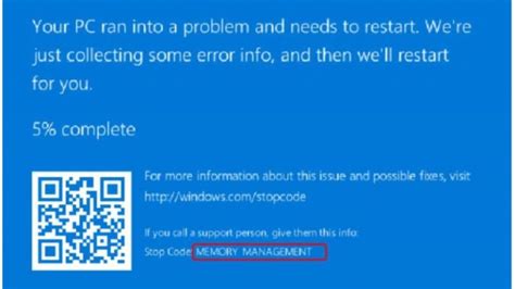 Fix Stop Code Memory Management Bsod Error 2023