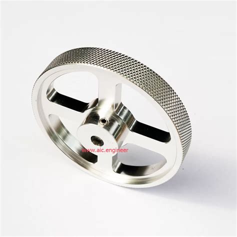 Hand Synchronous Encoder Wheel อลูมิเนียมกัดลาย