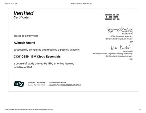 Avinash Anand On Linkedin Ibm Cloudessentials Cloudcomputing Cloudcertification Design